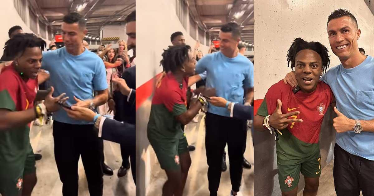 Speed's Dream Come True: Meeting Cristiano Ronaldo for the First Time ...