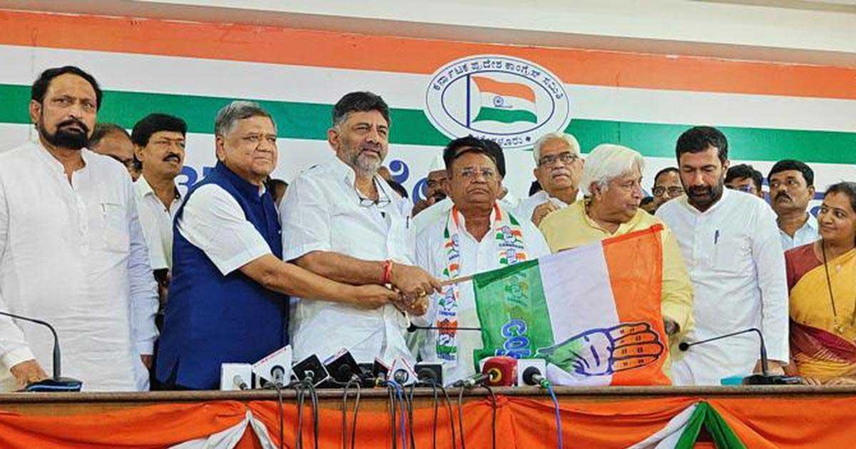 കർണാടകയിൽ മുൻ ബി.ജെ.പി എം.എൽ.എ കോൺഗ്രസിൽ; രണ്ടുപേർ കൂടെ താവളം മാറാൻ ഒരുങ്ങുന്നു | DoolNews